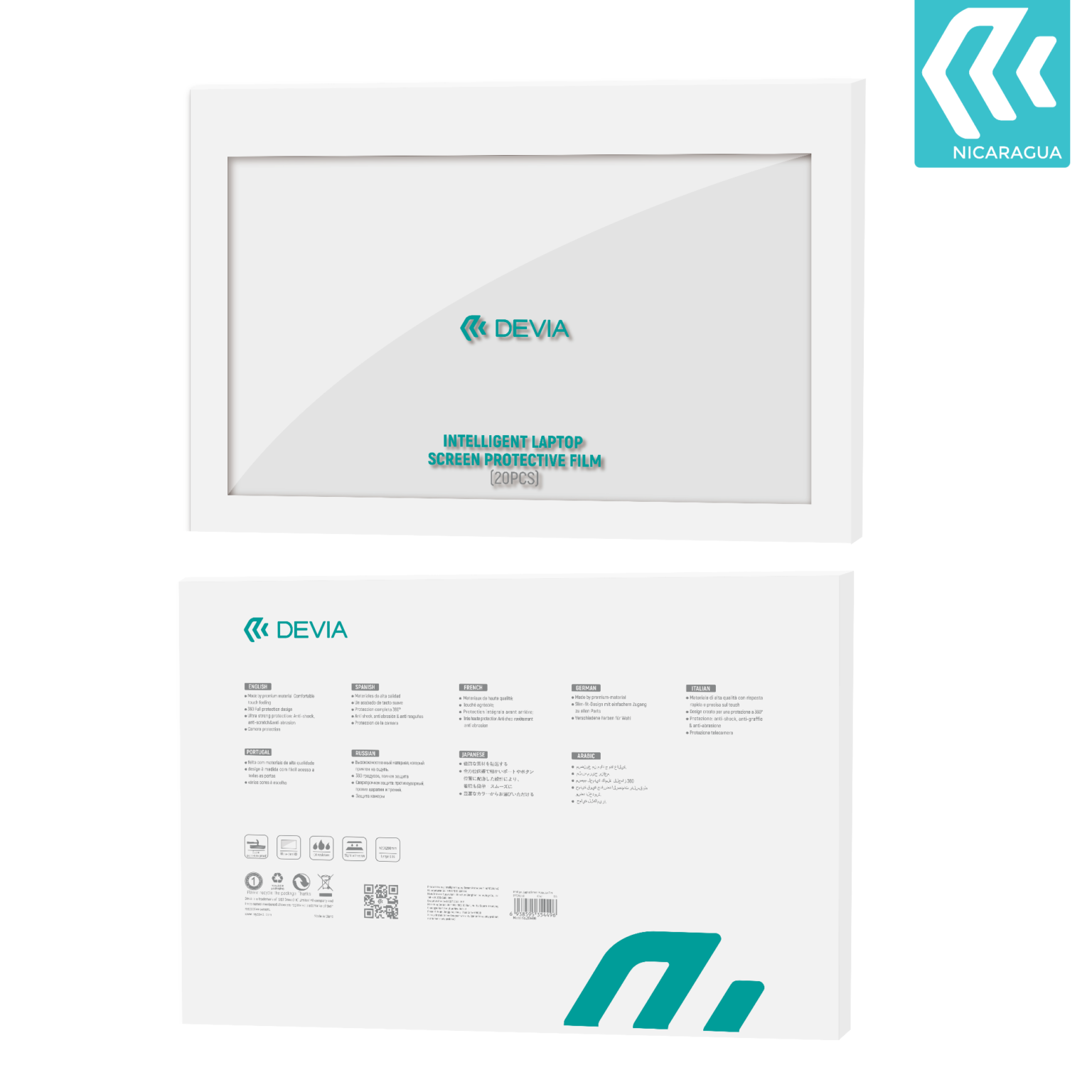 Láminas para pantalla Laptop (20u) – Devia Nicaragua